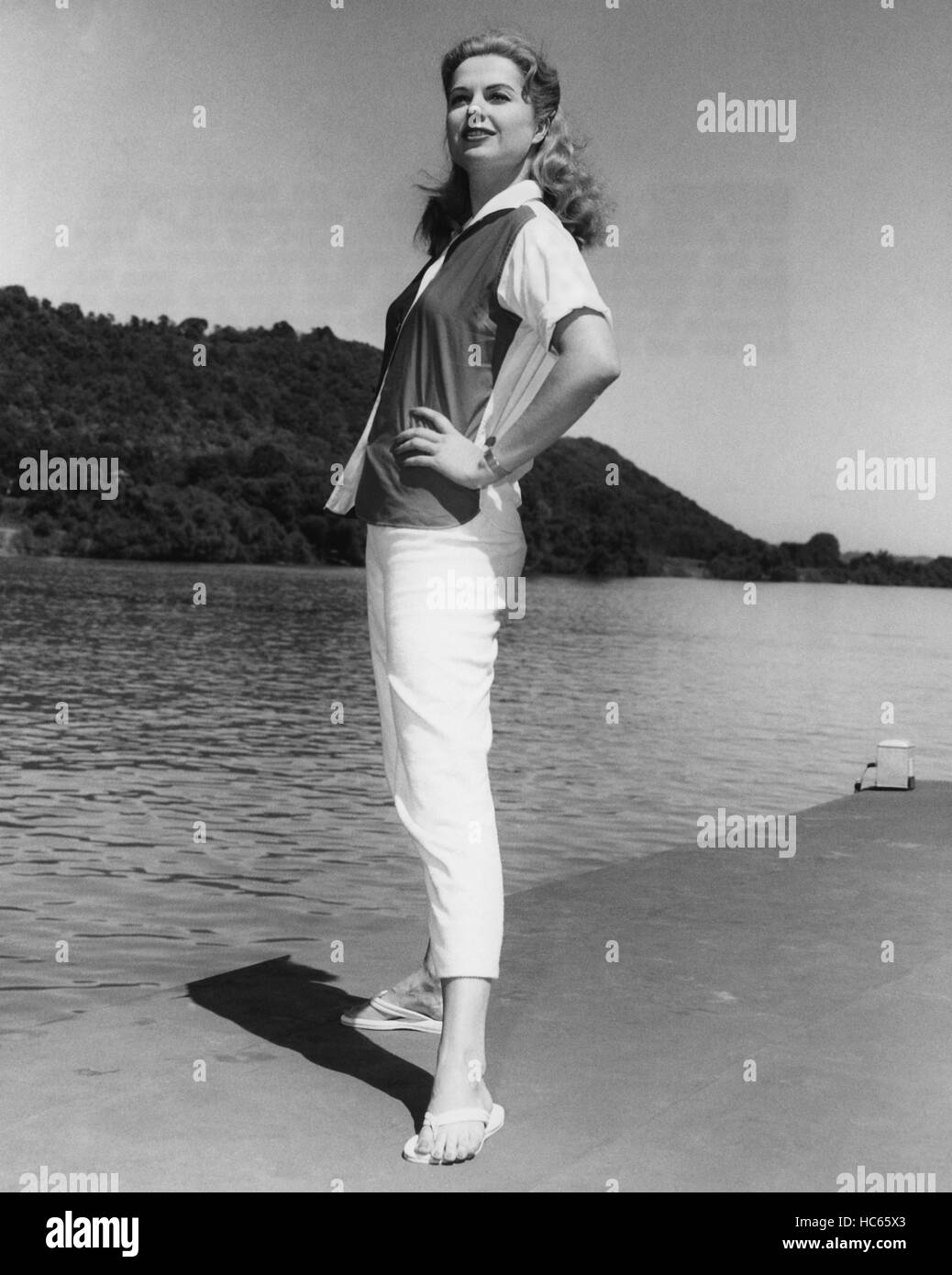 SOME CAME RUNNING, Martha Hyer, on location in Madison, Indiana, 1958 ...