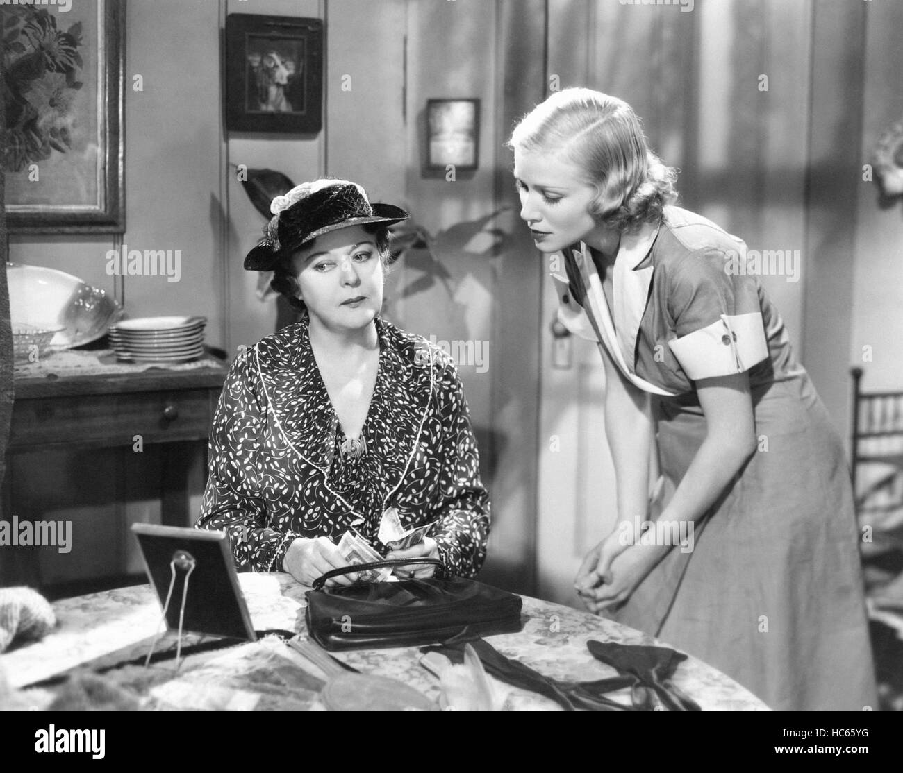 A SON COMES HOME, from left: Mary Boland, Julie Haydon, 1936 Stock ...