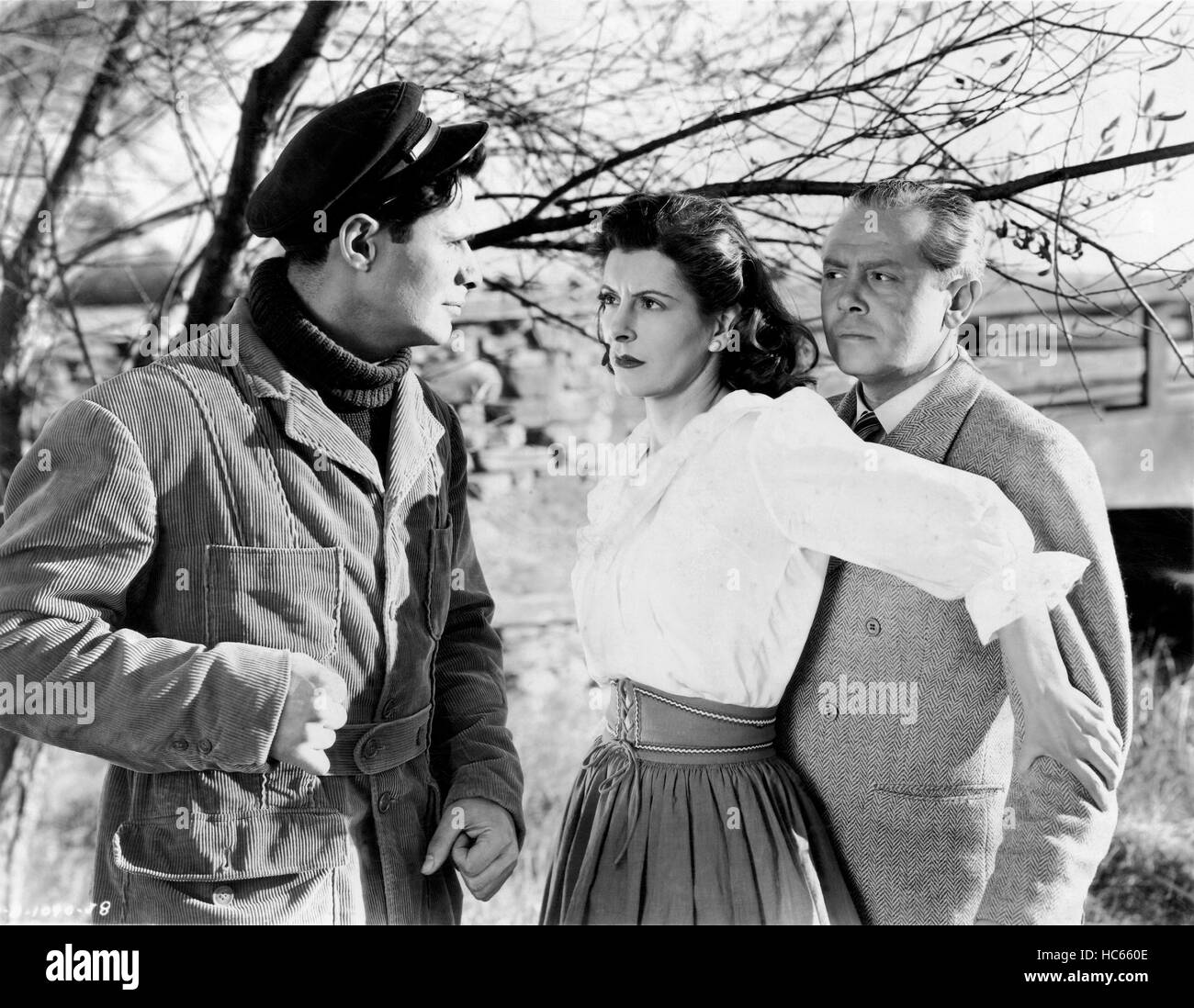 SO DARK THE NIGHT, from left, Paul Marion, Micheline Cheirel, Steven ...