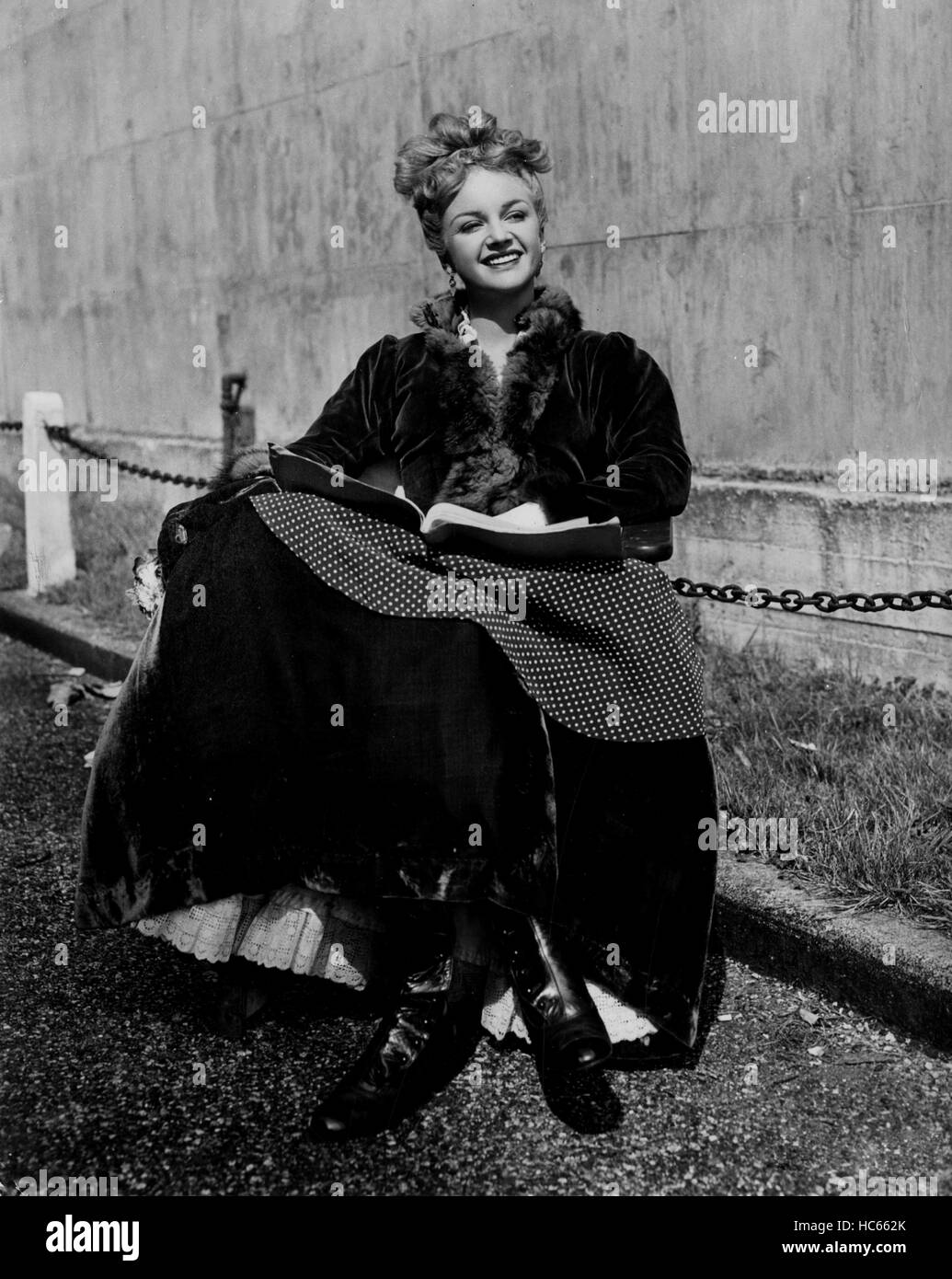 SO EVIL MY LOVE, Moira Lister, on-set, Denham Studios, 1948 Stock Photo ...