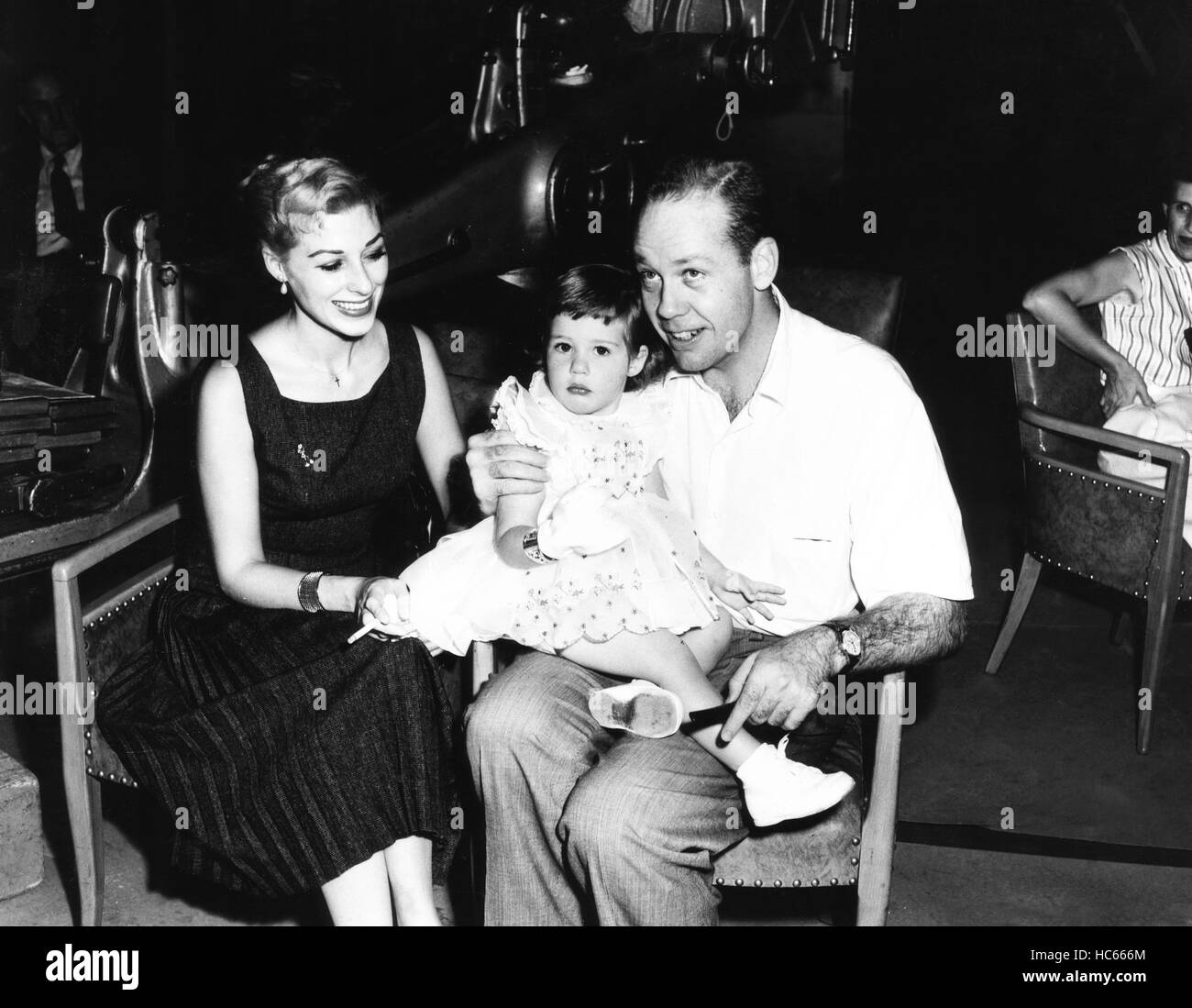 THE SOLID GOLD CADILLAC, director Richard Quine (right) with wife ...
