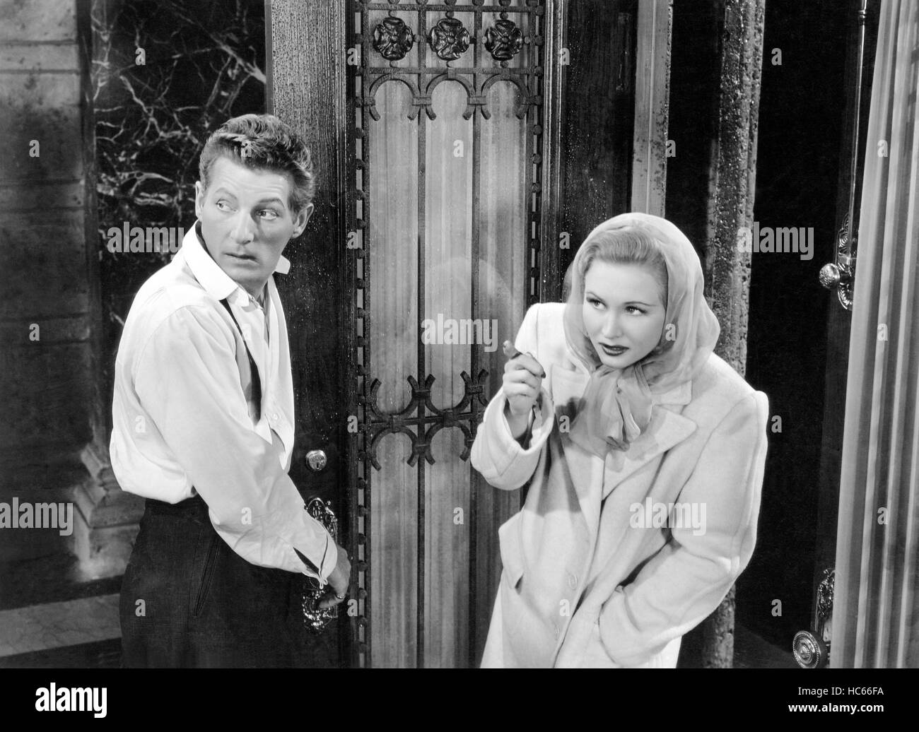 A SONG IS BORN, from left: Danny Kaye, Virginia Mayo, 1948 Stock Photo ...