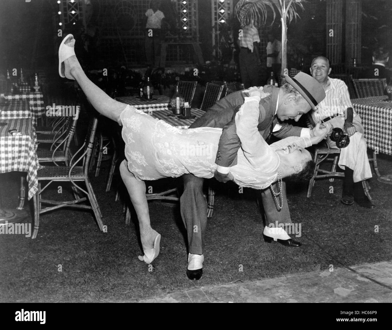 SOME LIKE IT HOT, George Raft, Jack Lemmon, on-set, dancing between ...