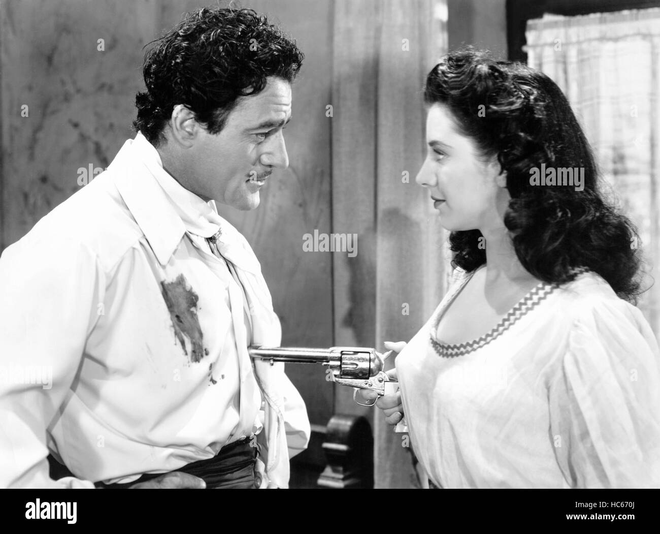 SOUTH OF MONTEREY, from left: Gilbert Roland, Marjorie Riordan, 1946 ...