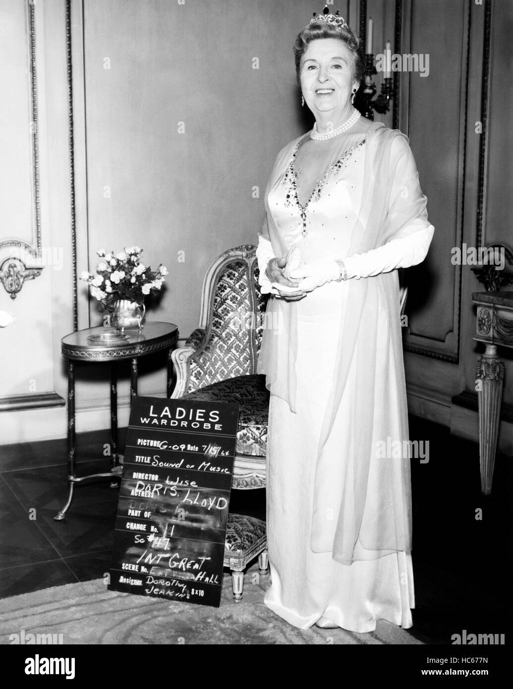 THE SOUND OF MUSIC, Doris Lloyd, costume test, July 15, 1964, TM and ...