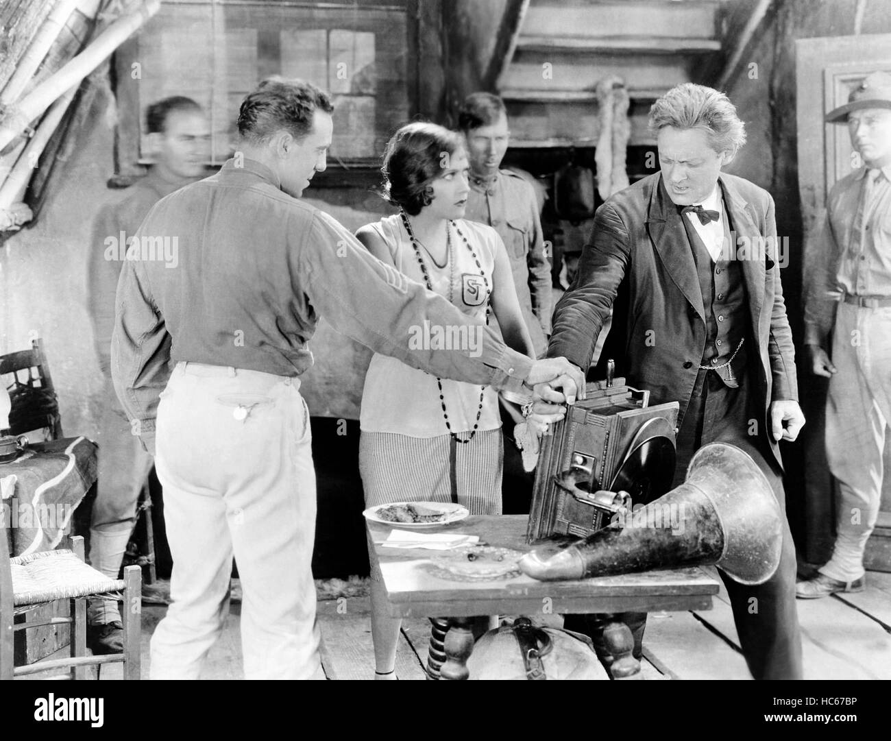 SADIE THOMPSON, from left, Raoul Walsh, Gloria Swanson, Lionel ...
