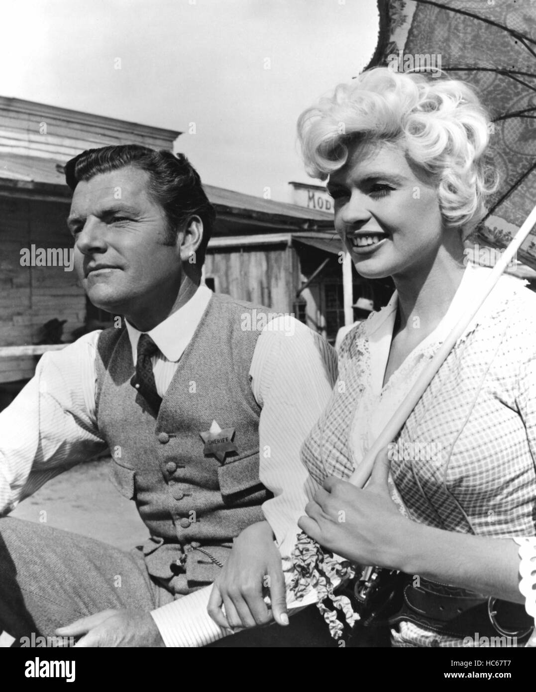 THE SHERIFF OF FRACTURED JAW, Kenneth More, Jayne Mansfield, 1958, TM ...
