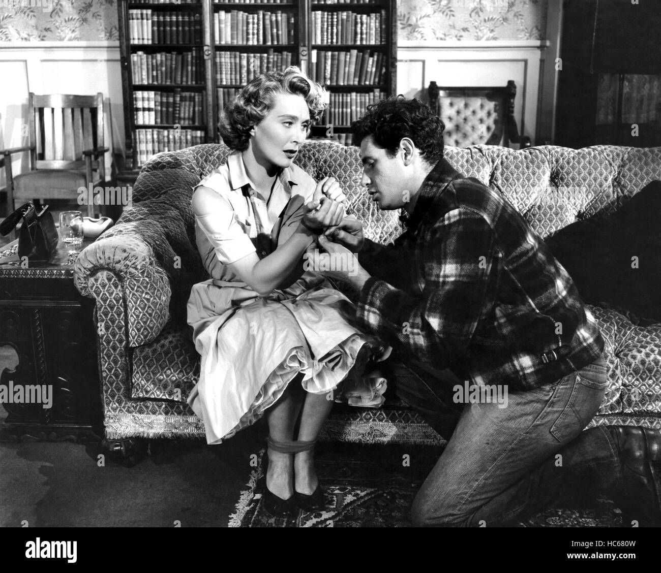 THE SHADOW ON THE WINDOW, Betty Garrett, Gerald Sarracini, 1957 Stock ...