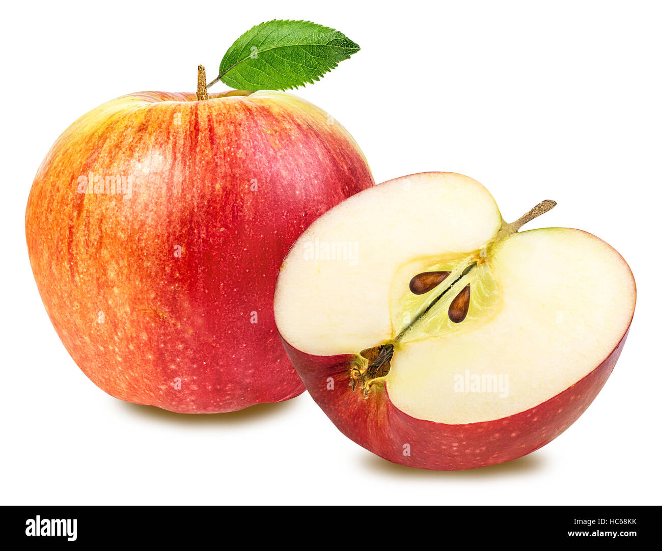 apple isolated on white background Stock Photo - Alamy