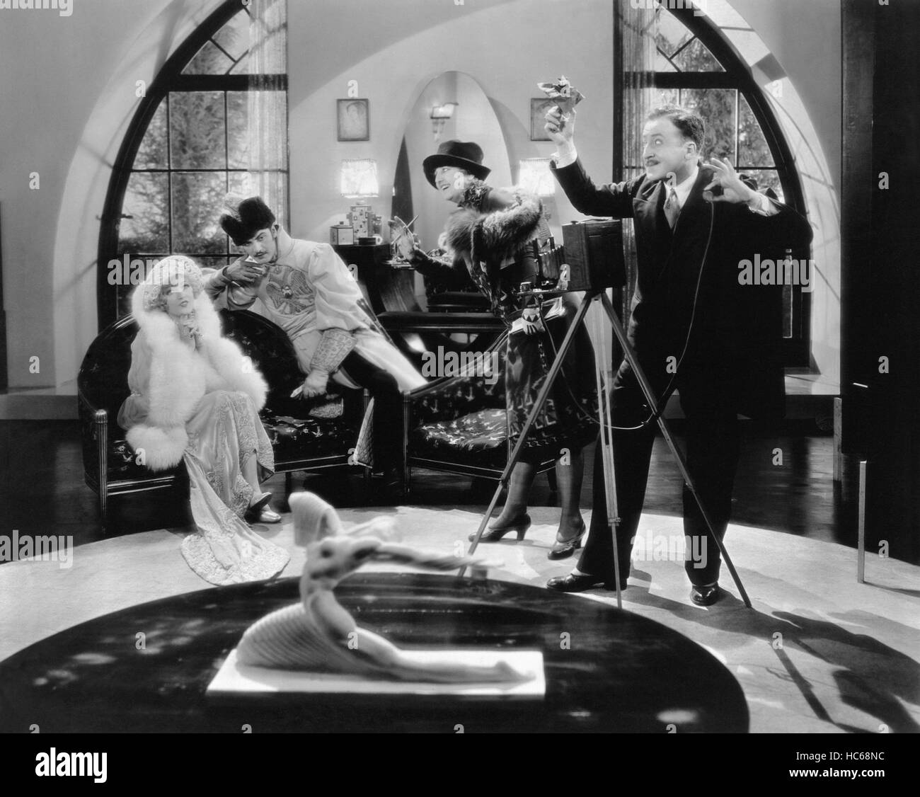 SHOW PEOPLE, from left, Marion Davies, Paul Ralli, Rolfe Sedan, (far ...