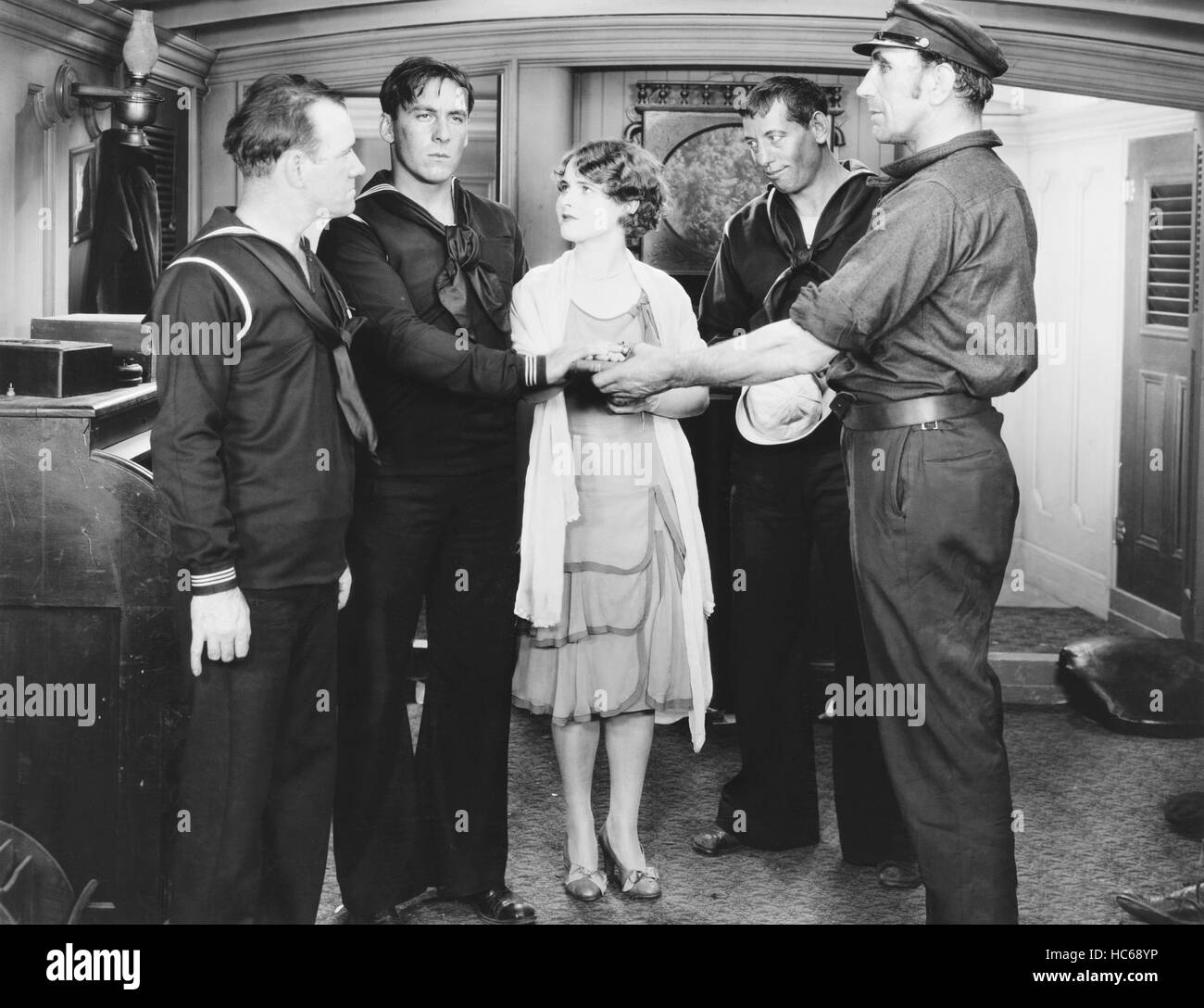SHARP SHOOTERS, from left: Tom Dugan, George O'Brien, Lois Moran, Noah Young, Constantine ...