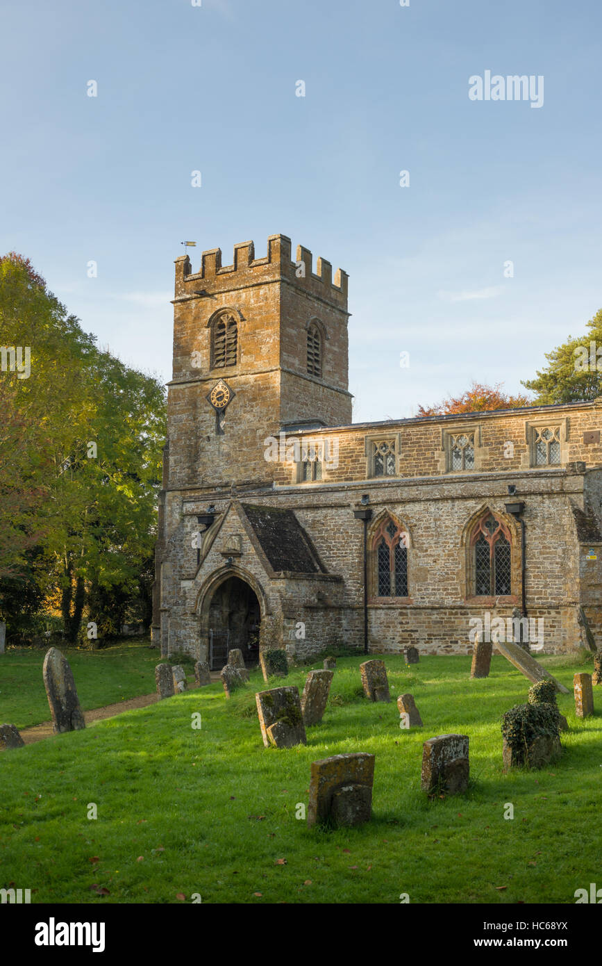 The Church of St. Peter and St. Paul in the village of Chacombe ...