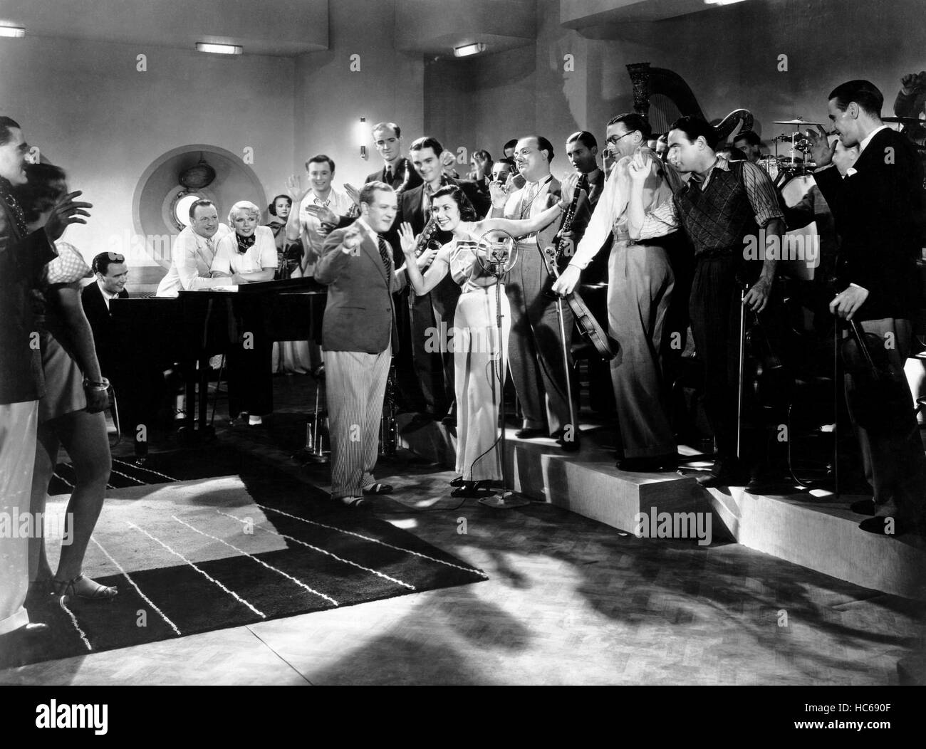 SHE SHALL HAVE MUSIC, left, center, Jack Hylton, 1938 Stock Photo - Alamy