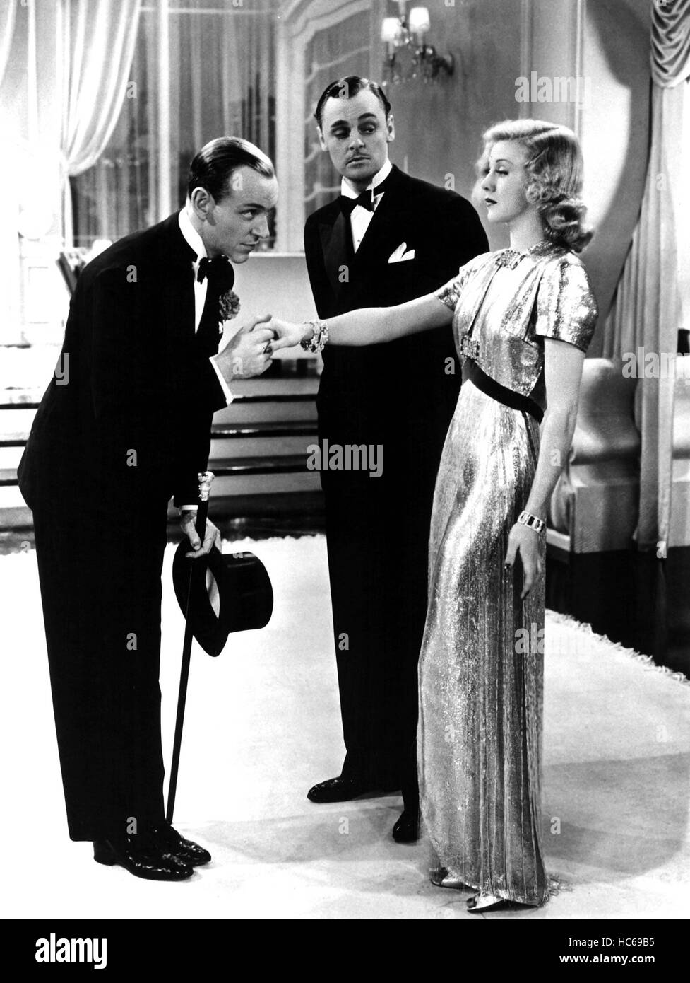 SHALL WE DANCE, Fred Astaire, Jerome Cowan, Ginger Rogers, 1937 Stock ...