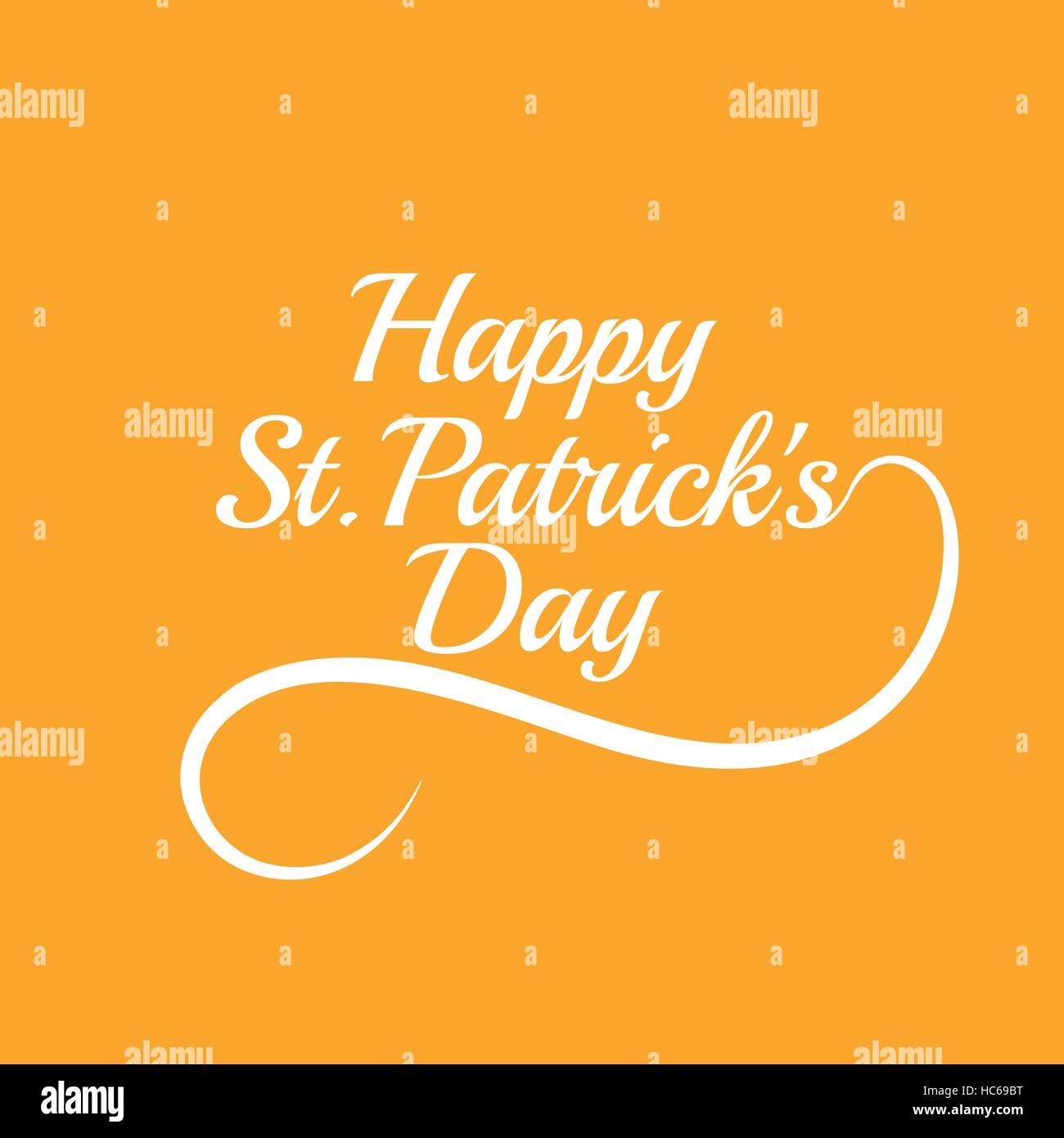 Saint patrick calligraphy Stock Vector Images - Alamy