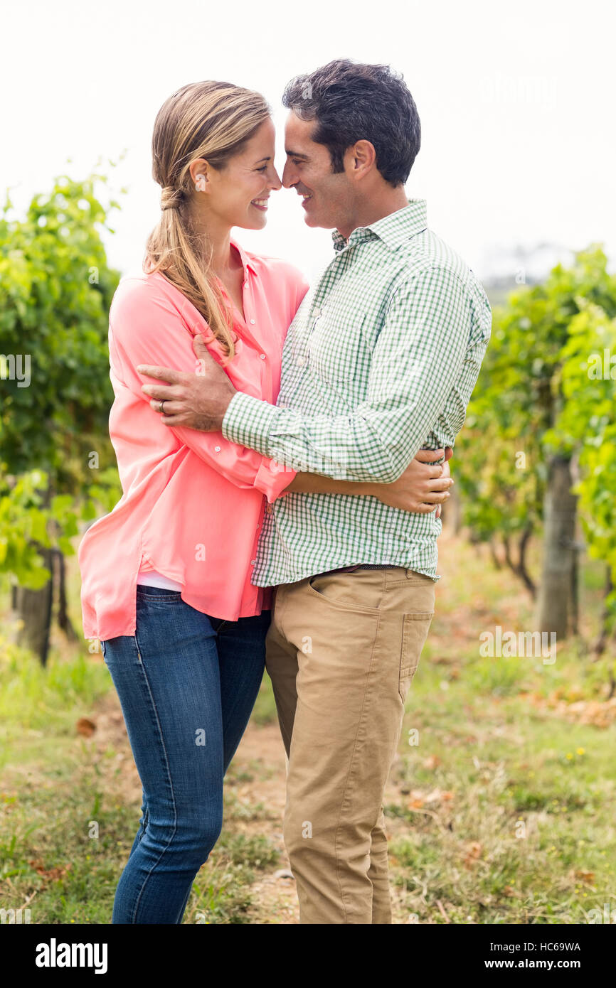 Happy couple embracing each other Stock Photo - Alamy