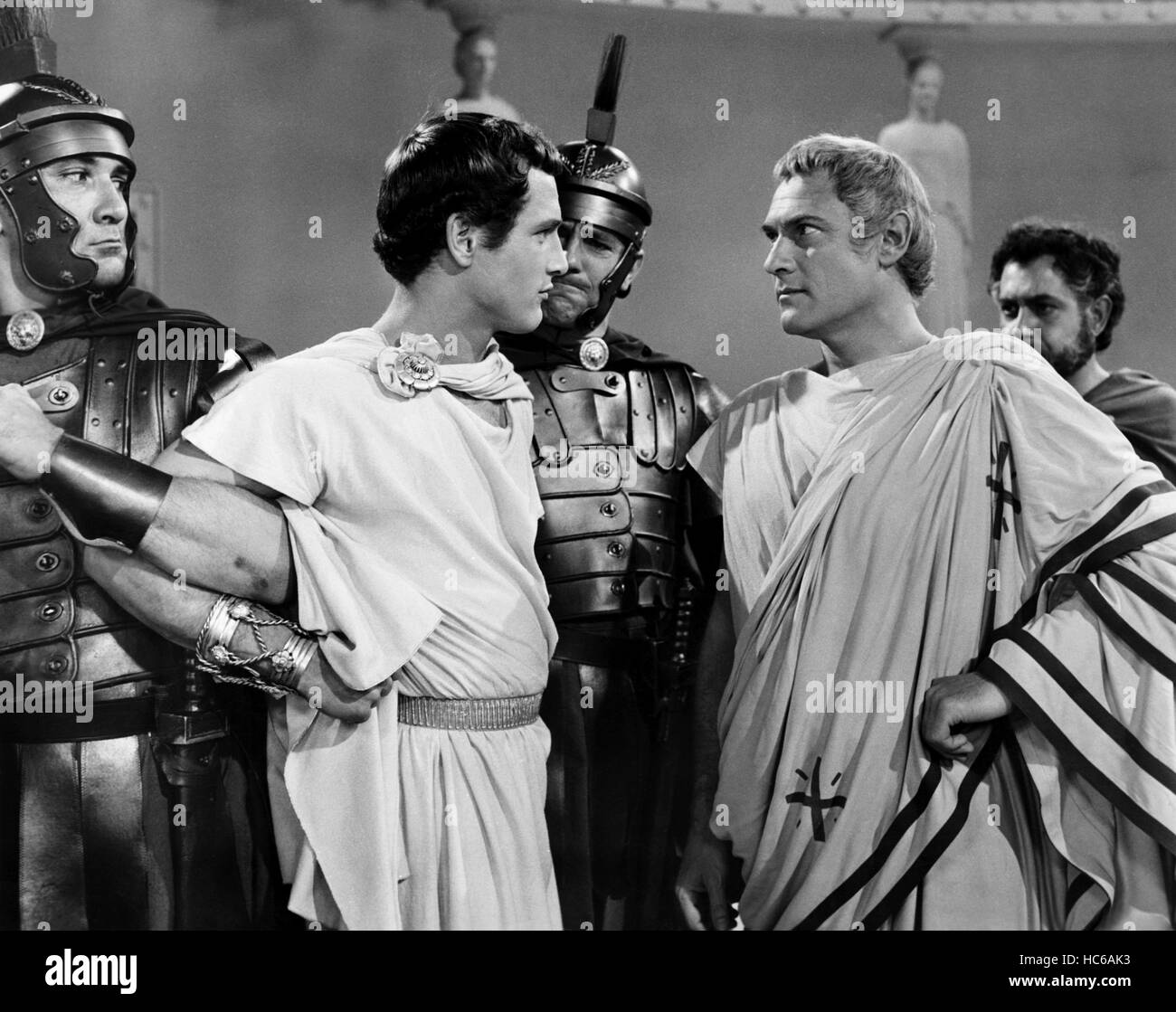 THE SILVER CHALICE, from left, Paul Newman, Herbert Rudley, 1954 Stock ...