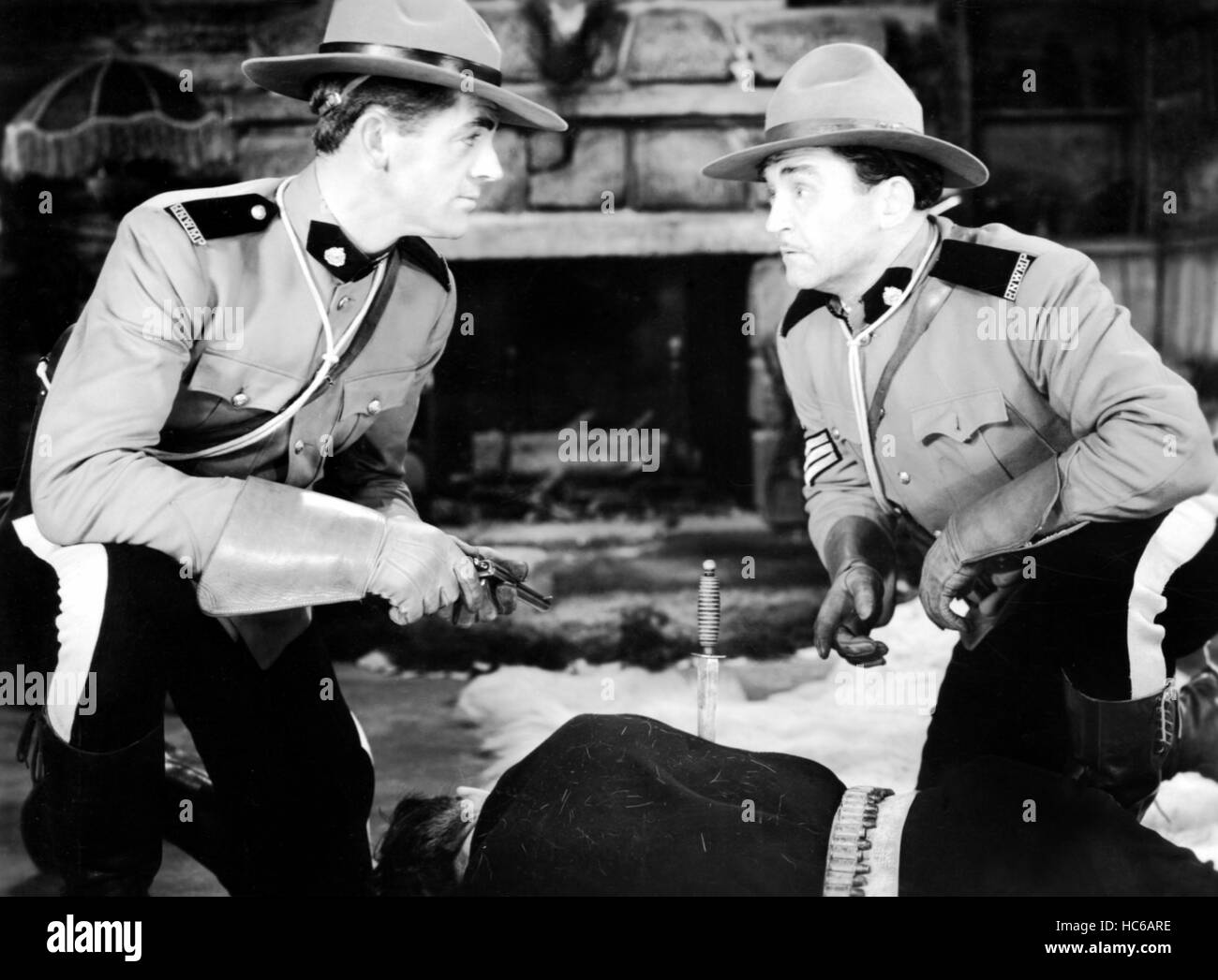 THE SILENT CODE, from left: Kane Richmond, Bud Osborne, 1935 Stock Photo - Alamy