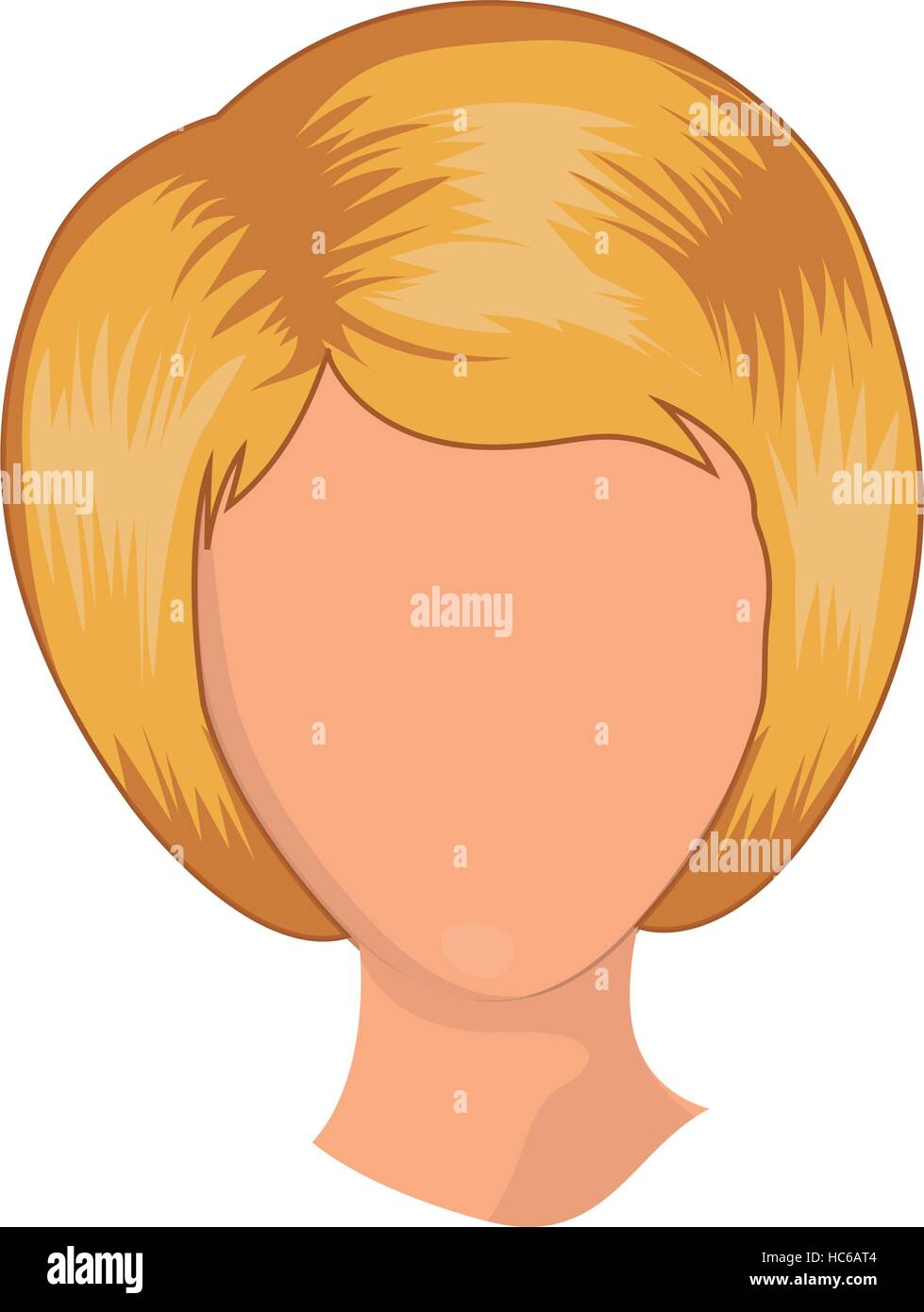 Woman head icon. Girl female avatar person people and human theme ...