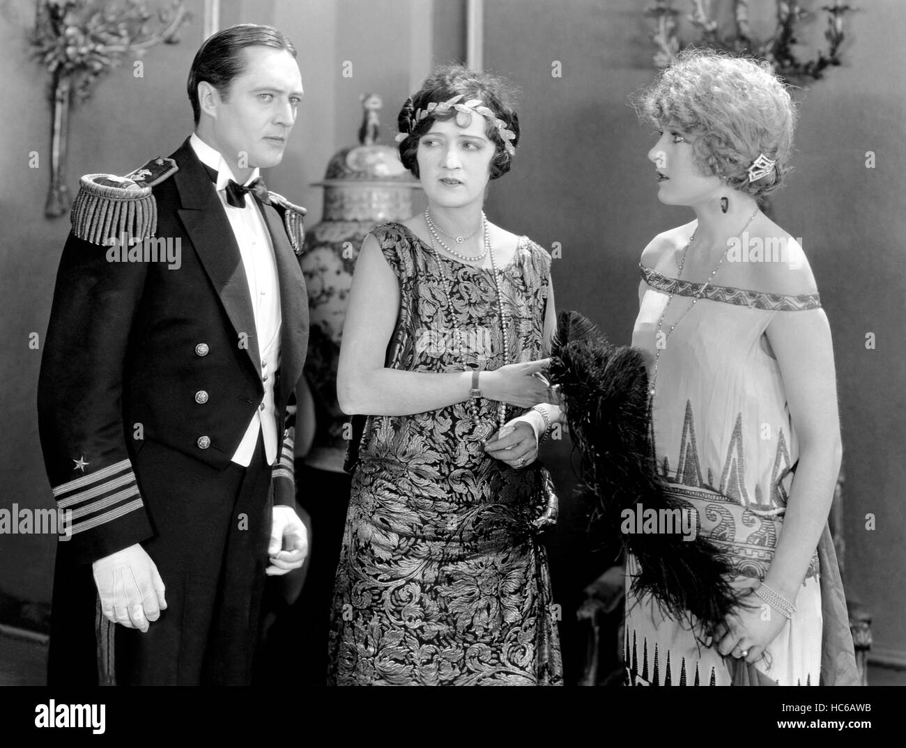 THE SILENT COMMAND, from left, Edmund Lowe, Alma Tell, Martha Mansfield, 1923, TM and Copyright ...