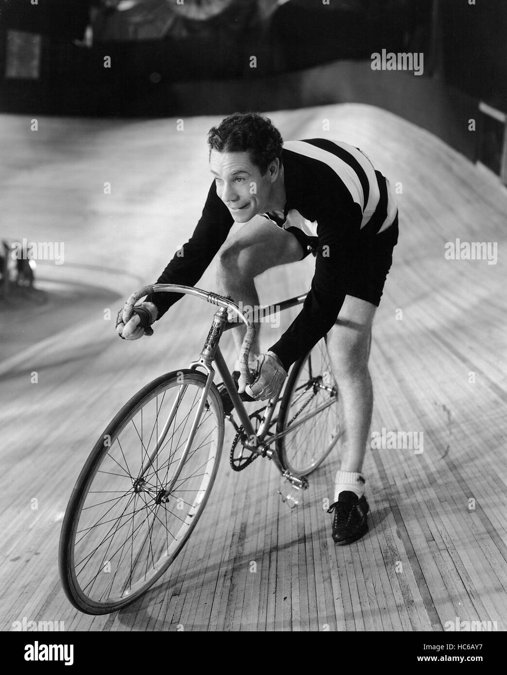 SIX DAY BIKE RIDER, Joe E. Brown, 1934 Stock Photo - Alamy