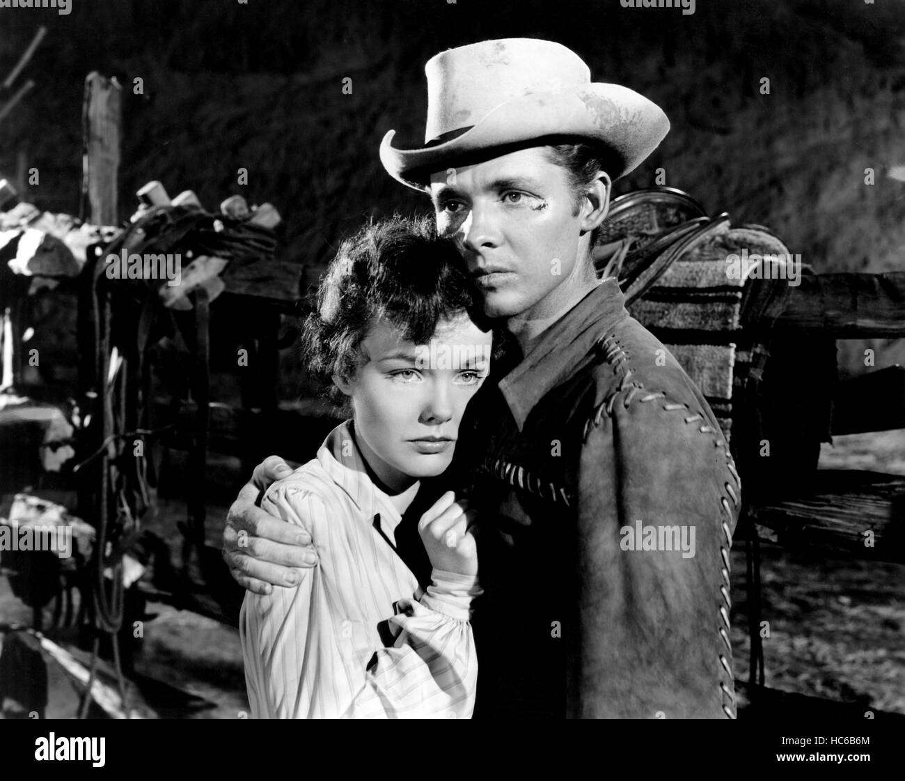 SIERRA, from left, Wanda Hendrix, Audie Murphy, 1950 Stock Photo - Alamy