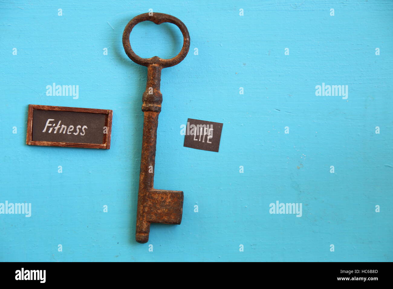 fitness is life idea Stock Photo - Alamy