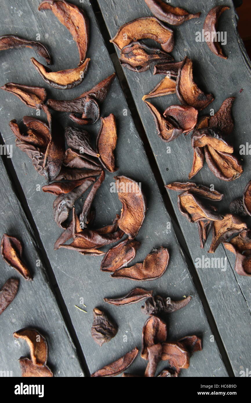 Autumn Seasonal Food. Dry Pear Fruit Stock Photo - Alamy