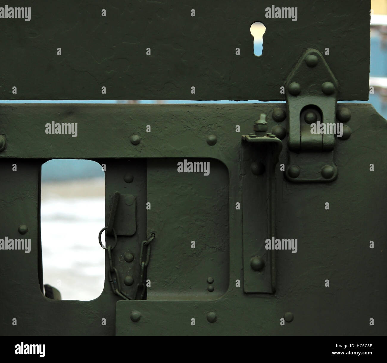 window for viewing in a protective shield on Russia's historical ...