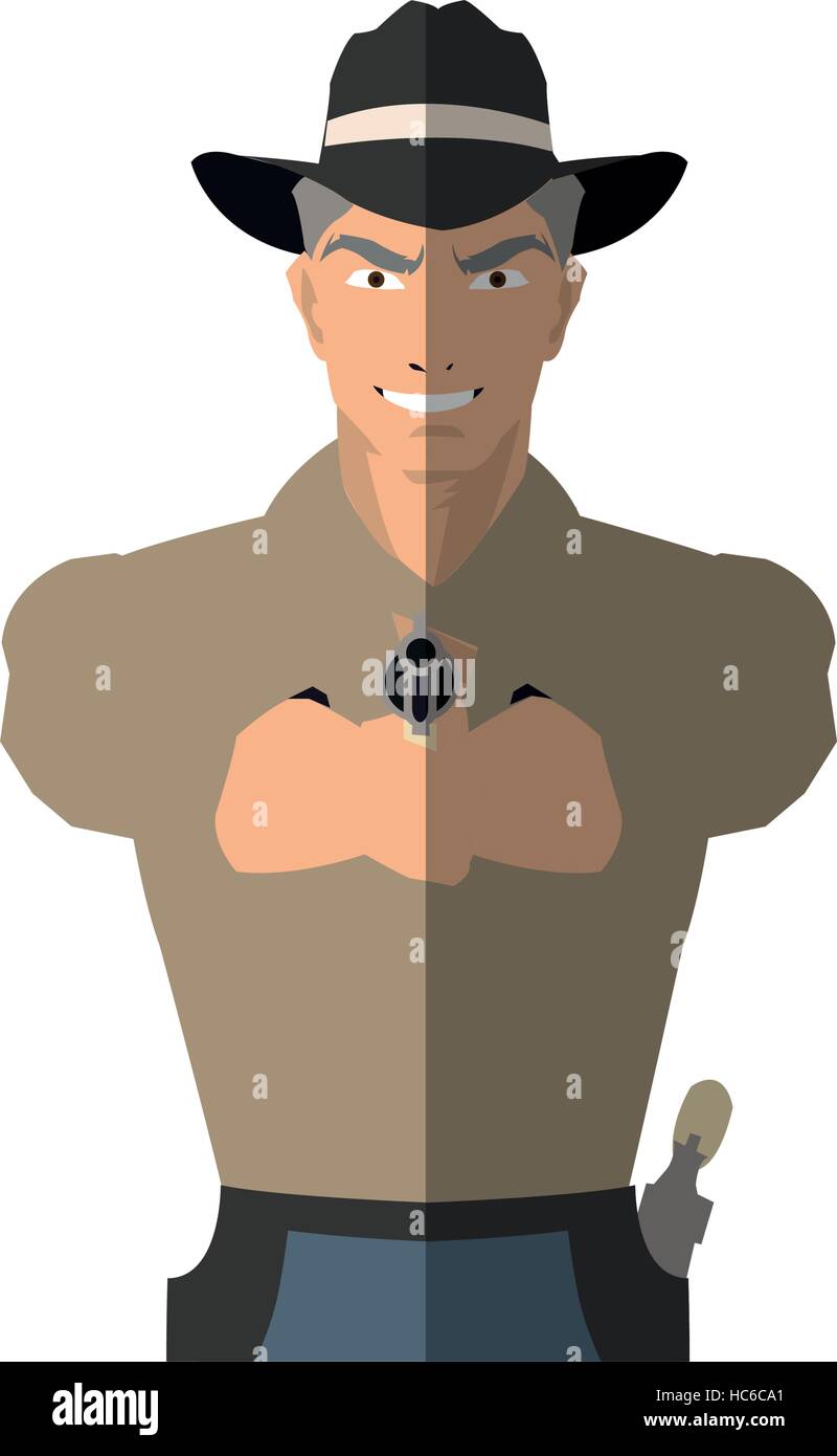 Isolated cowboy cartoon design Stock Vector Image & Art - Alamy