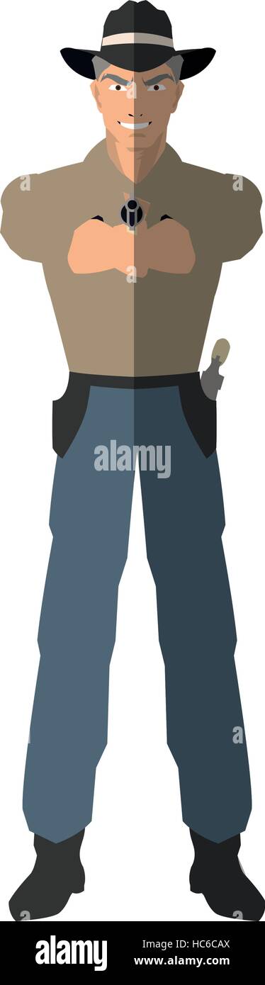 Isolated cowboy cartoon design Stock Vector Image & Art - Alamy