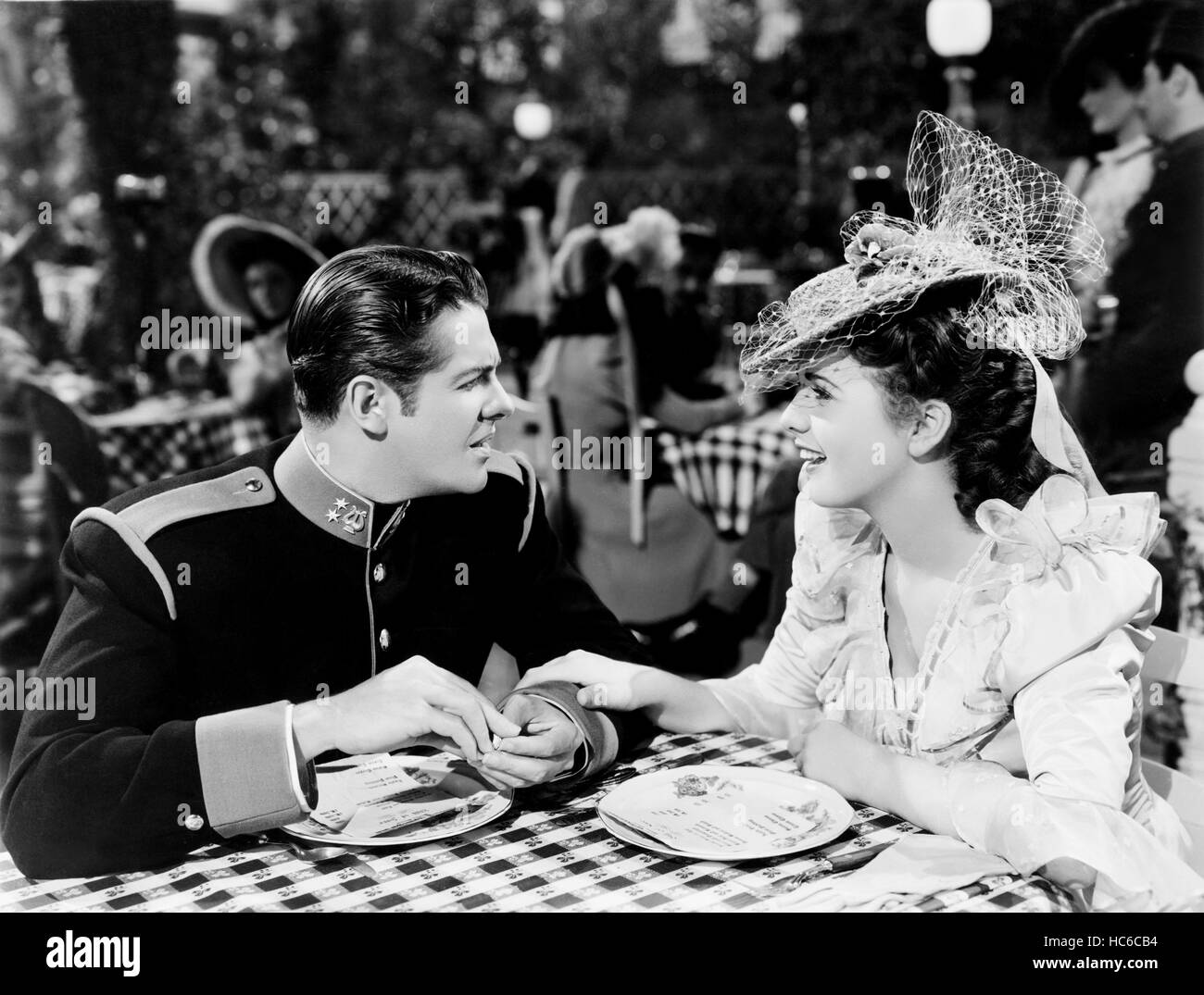 SPRING PARADE, from left: Robert Cummings, Deanna Durbin, 1940 Stock ...