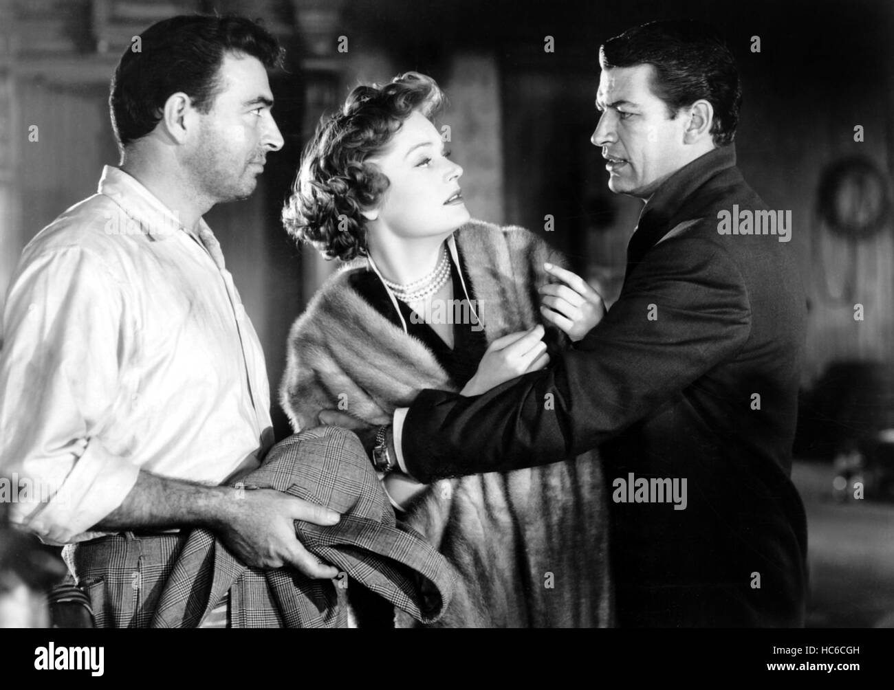 SPLIT SECOND, from left: Stephen McNally, Alexis Smith, Richard Egan, 1953 Stock Photo - Alamy