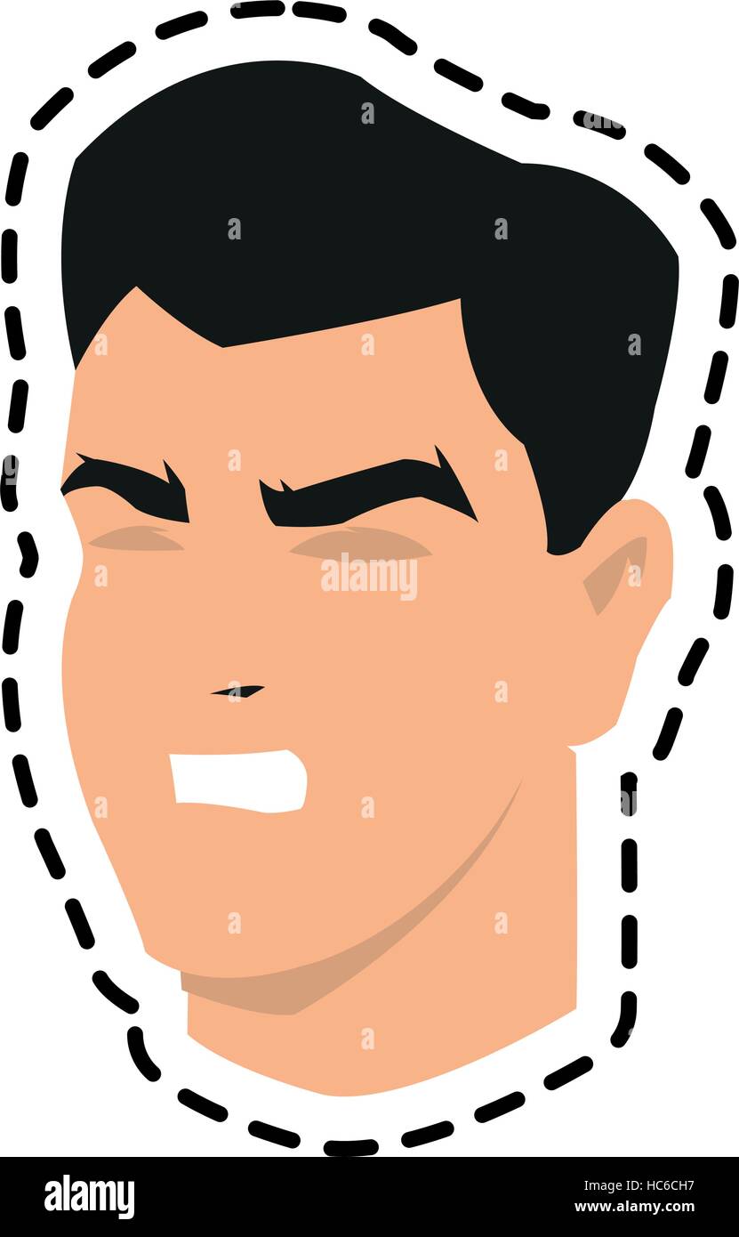 Isolated man cartoon design Stock Vector Image & Art - Alamy