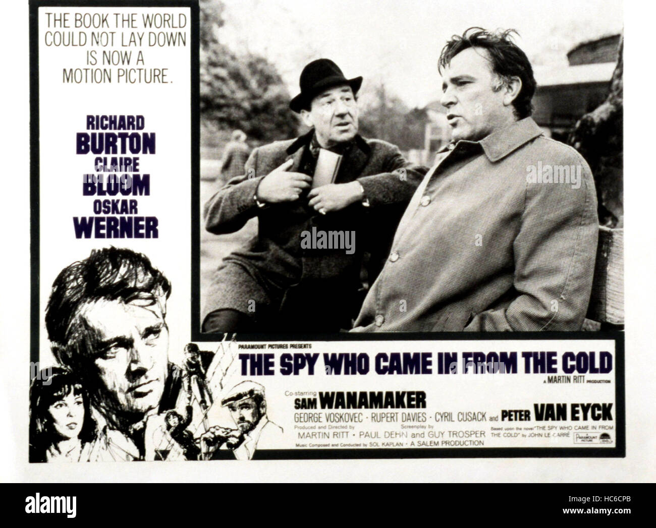 THE SPY WHO CAME IN FROM THE COLD, Michael Hordern, Richard Burton, 1965 Stock Photo - Alamy