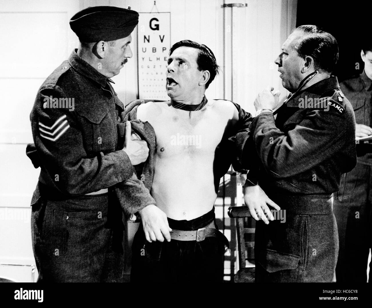 THE SQUARE PEG, from left: Campbell Singer, Norman Wisdom, Eddie Leslie ...