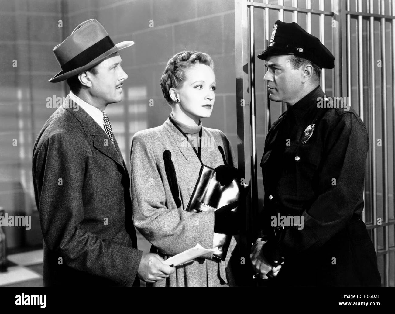 STRANGE AFFAIR, from left, Allyn Joslyn, Evelyn Keyes, James Flavin ...