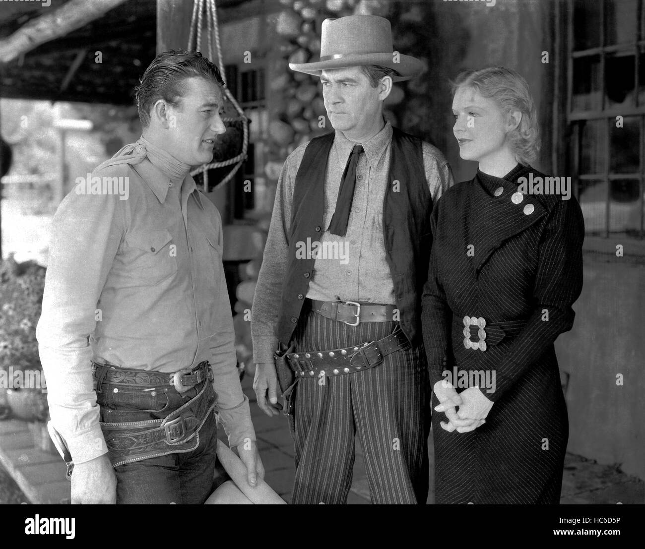 THE STAR PACKER, left and right, John Wayne, Verna Hillie, 1934 Stock ...