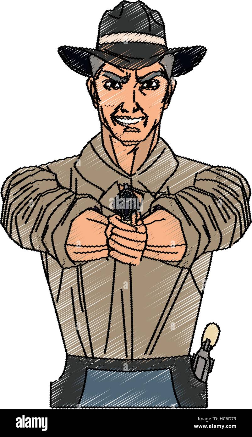 Isolated cowboy cartoon design Stock Vector Image & Art - Alamy