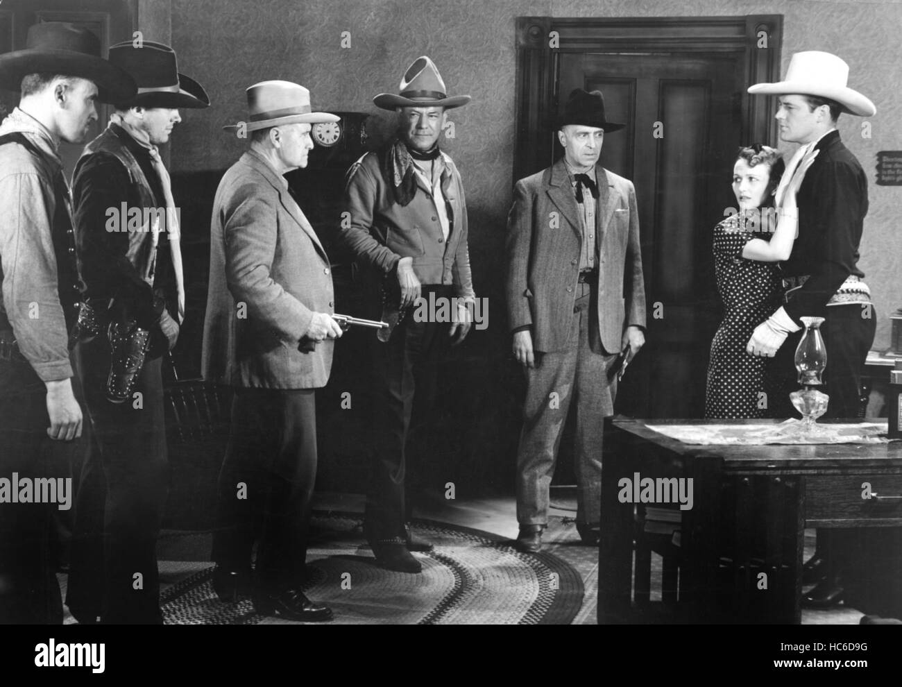 STAMPEDE, Finis Barton, Charles Starrett, 1936 Stock Photo - Alamy