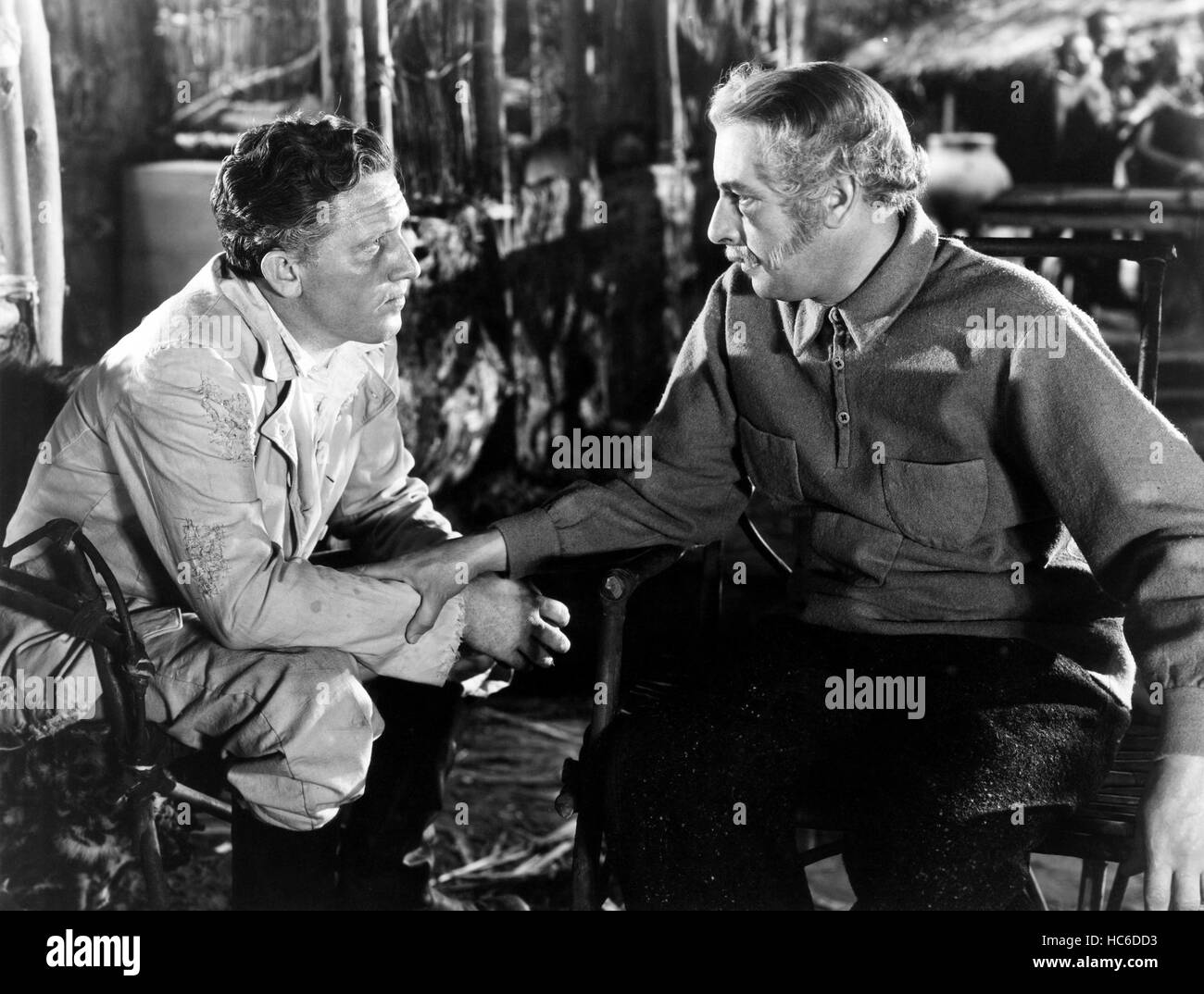 STANLEY AND LIVINGSTONE, from left, Spencer Tracy, Cedric Hardwicke ...