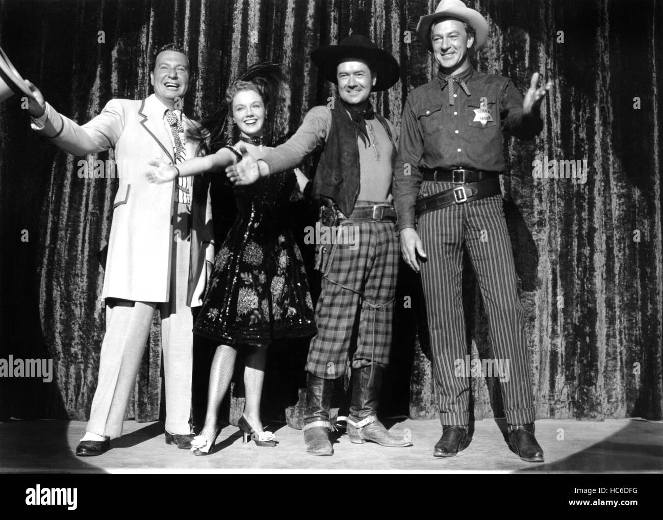 STARLIFT, from left: Phil Harris, Virginia Gibson, Frank Lovejoy, Gary ...