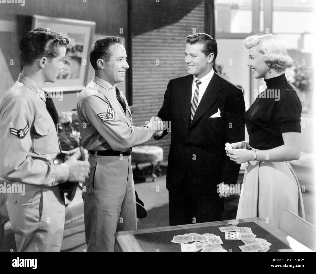STARLIFT, from left: Ron Hagerthy, Dick Wesson, Gordon MacRae, Doris ...