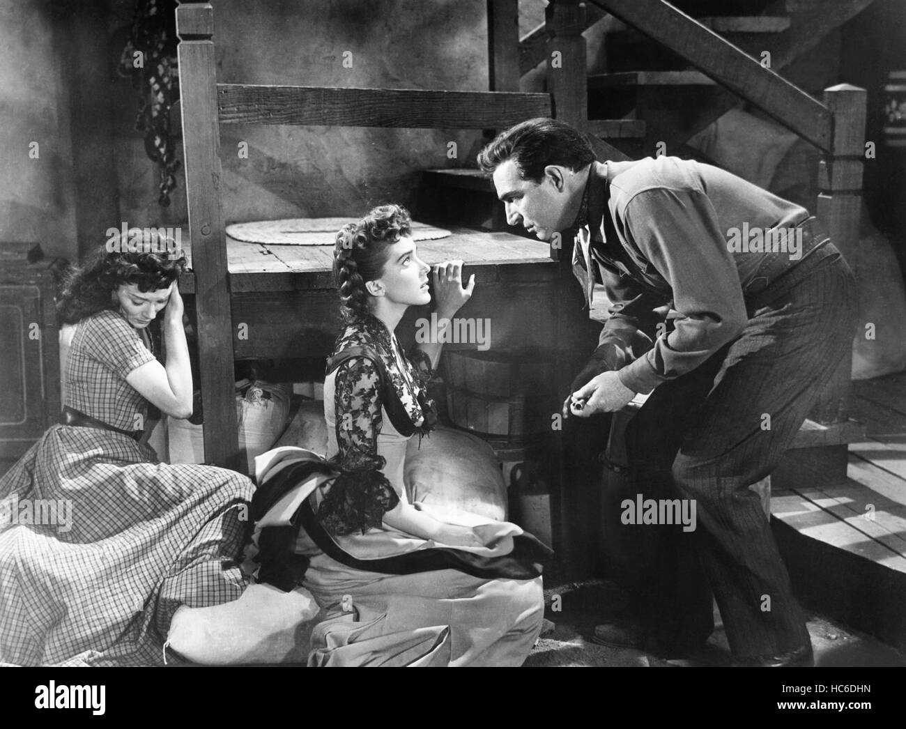 THE STAND AT APACHE RIVER, from left: Jaclynne Greene, Julie Adams ...