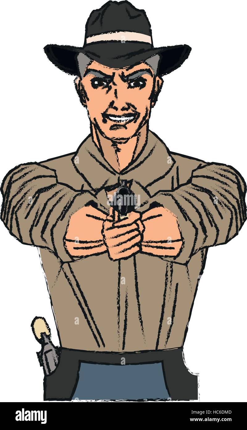 Isolated cowboy cartoon design Stock Vector Image & Art - Alamy