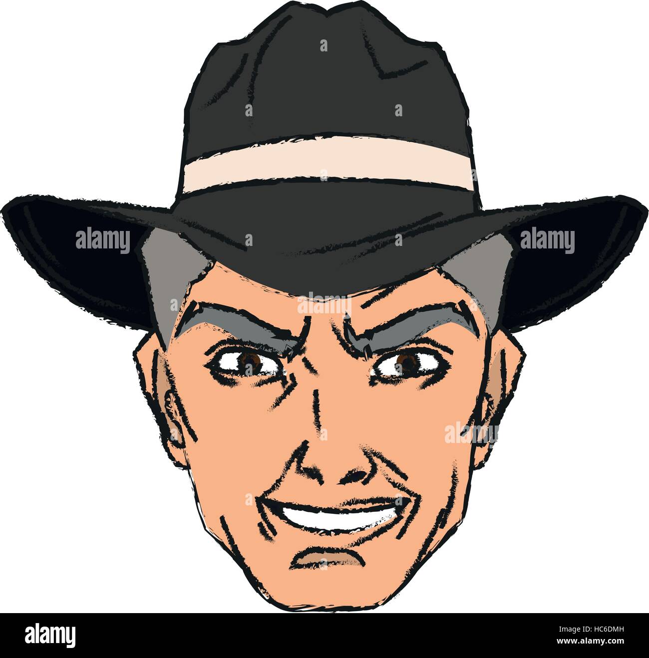 Isolated cowboy cartoon design Stock Vector Image & Art - Alamy