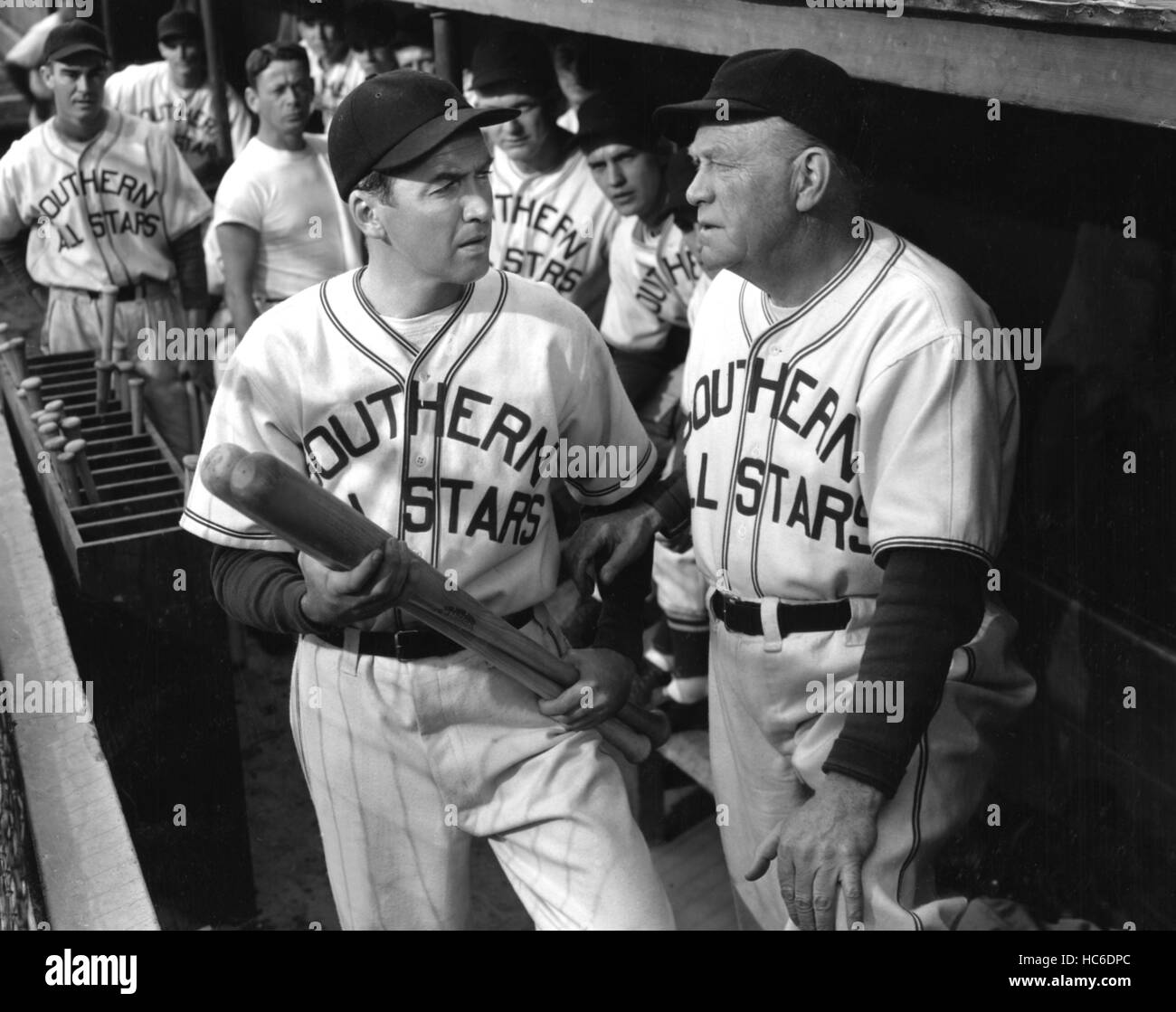 THE STRATTON STORY, James Stewart (l.), Cliff Clark, 1949 Stock Photo ...