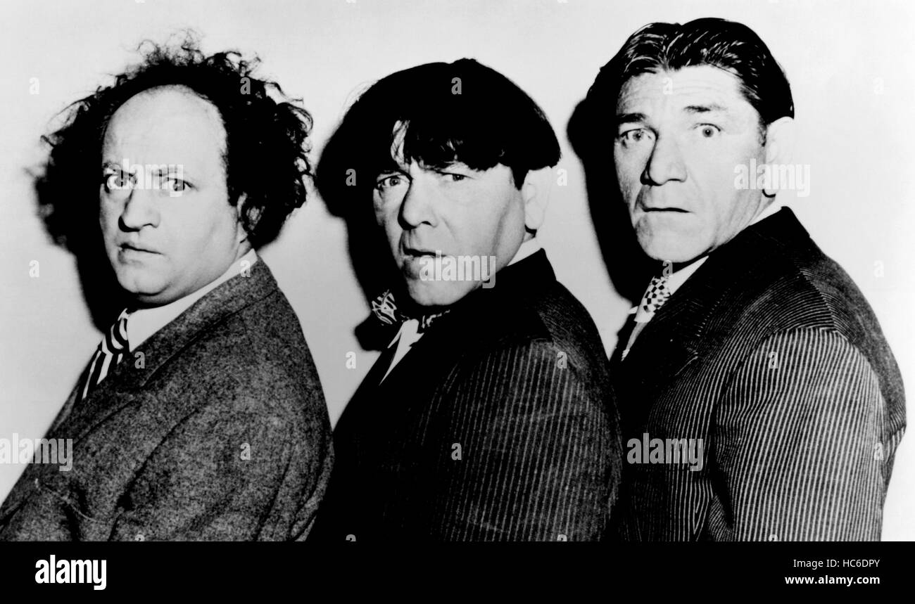 STUDIO STOOPS, The Three Stooges, (Larry Fine, Moe Howard, Shemp Howard ...