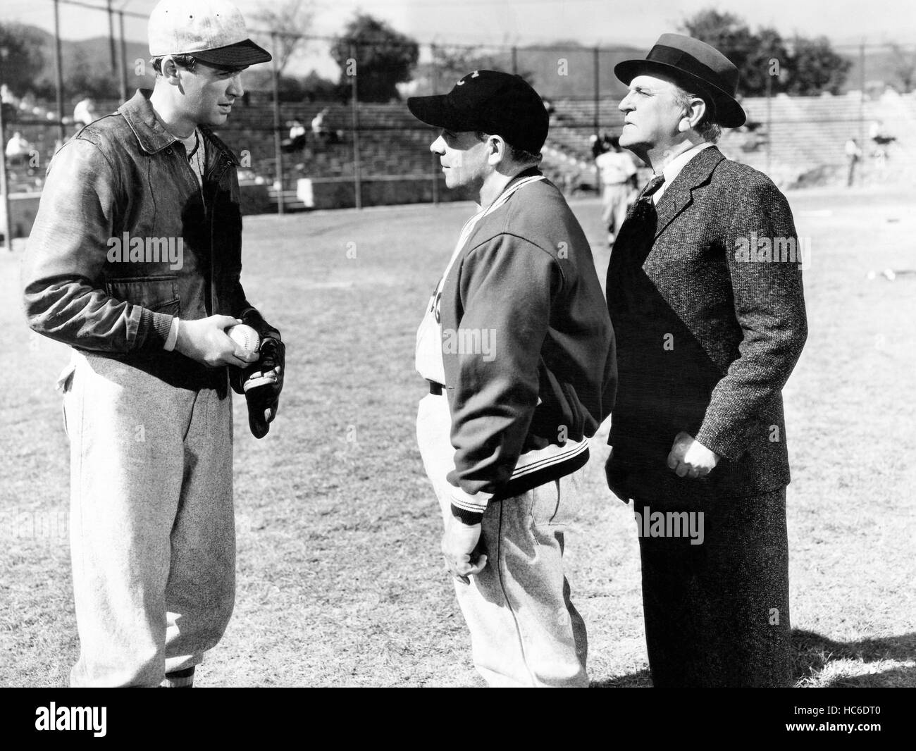 THE STRATTON STORY, from left: James Stewart, Pat Flaherty, Frank ...