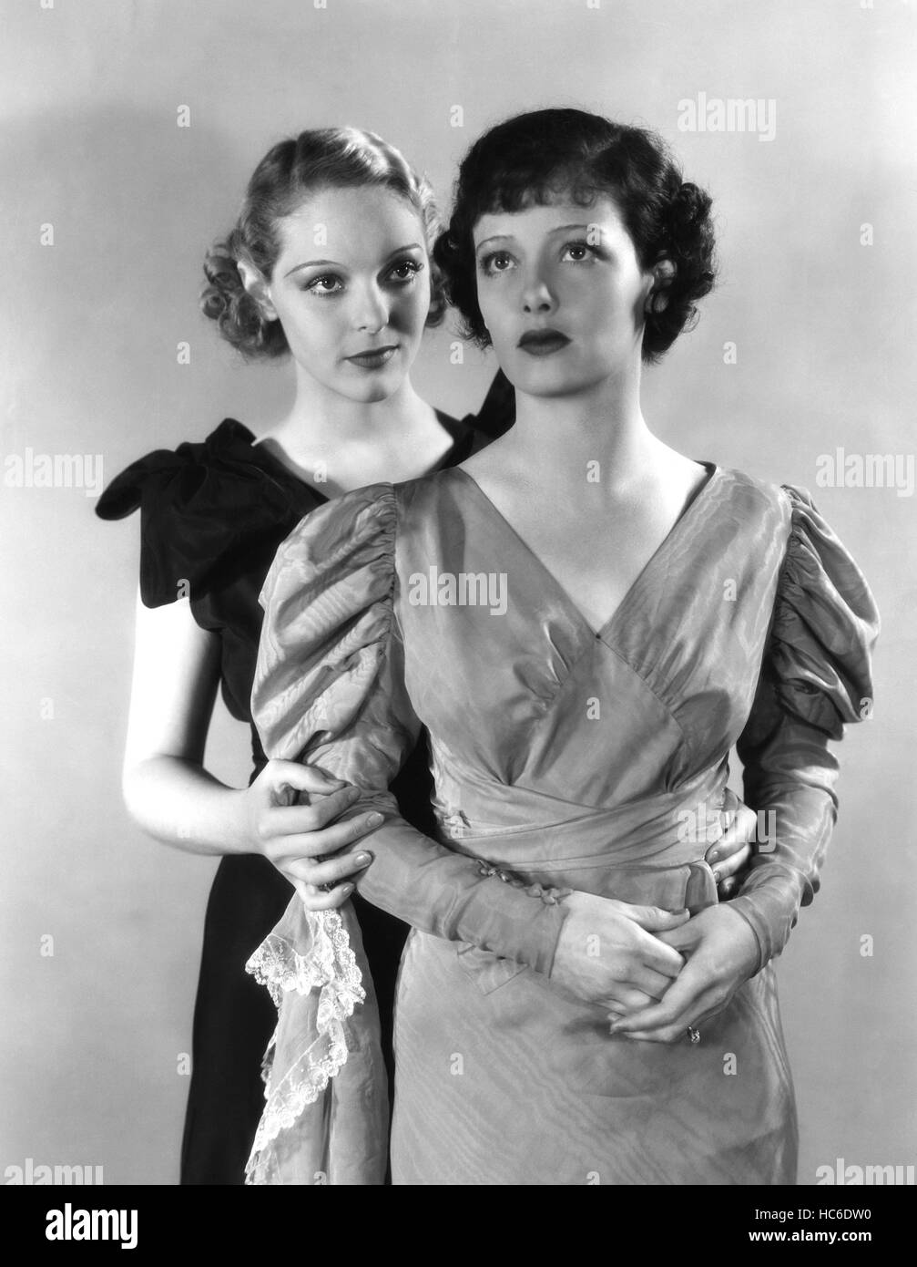 STOLEN SWEETS, sisters Sally Blane (left), Polly Ann Young, 1934 Stock ...